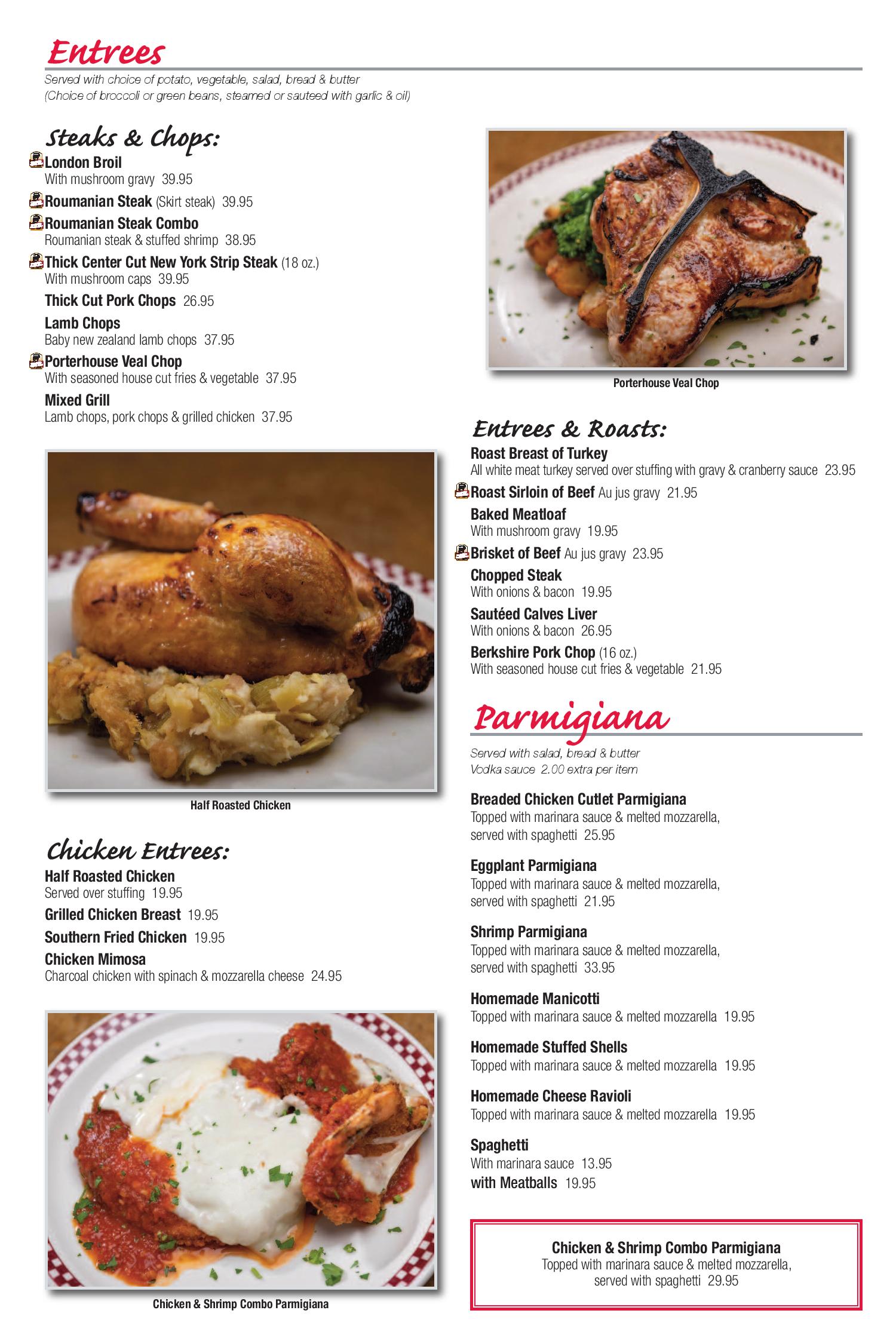 Entrees | Andrew's Diner